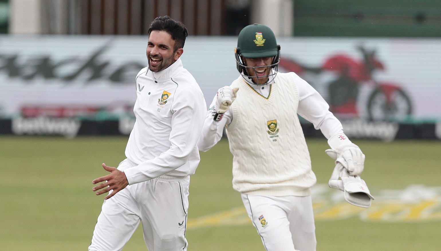 Watch: Maharaj's sensational seven-wicket haul