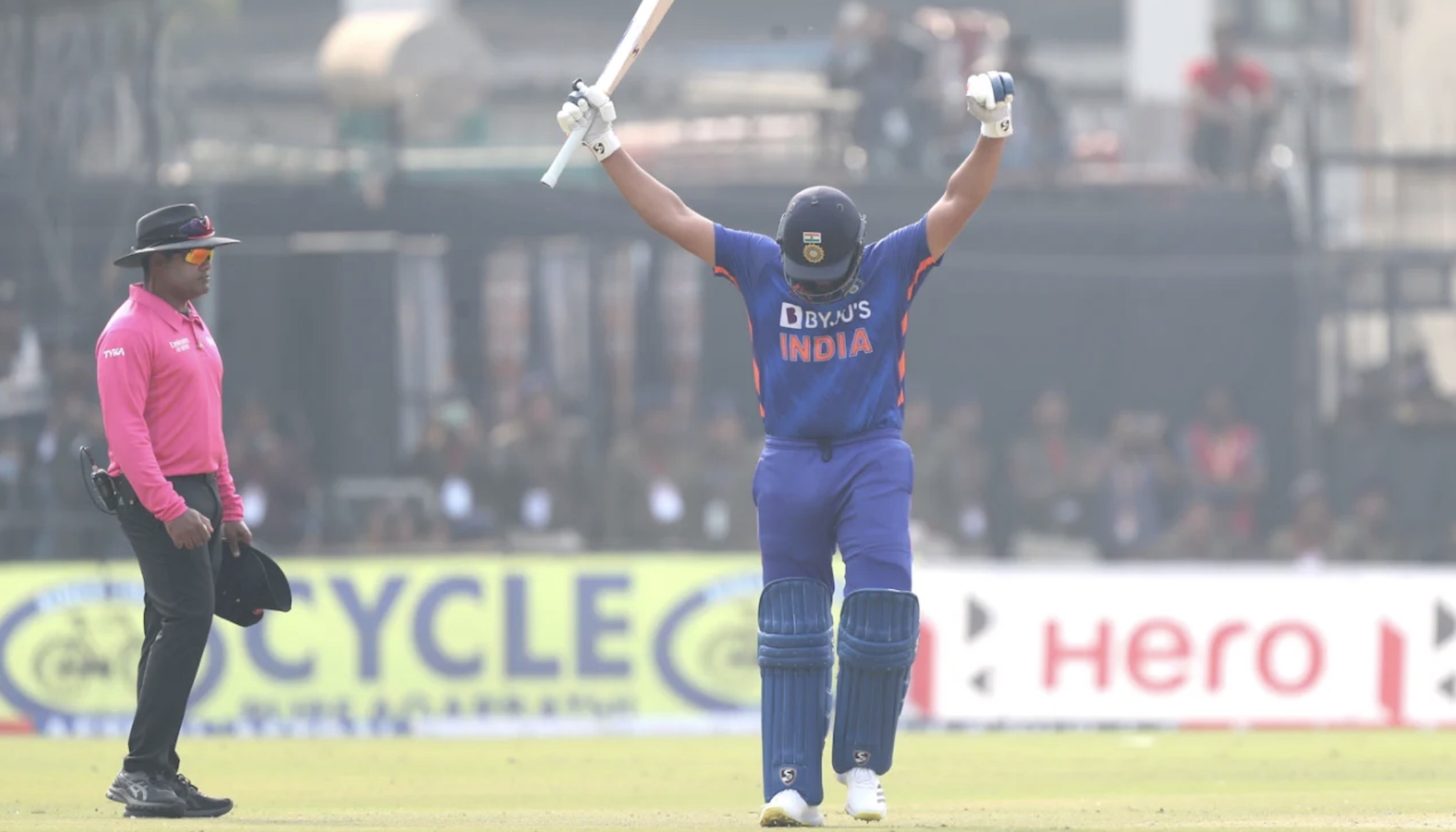 Rohit, Gill power India to 3-0 series win