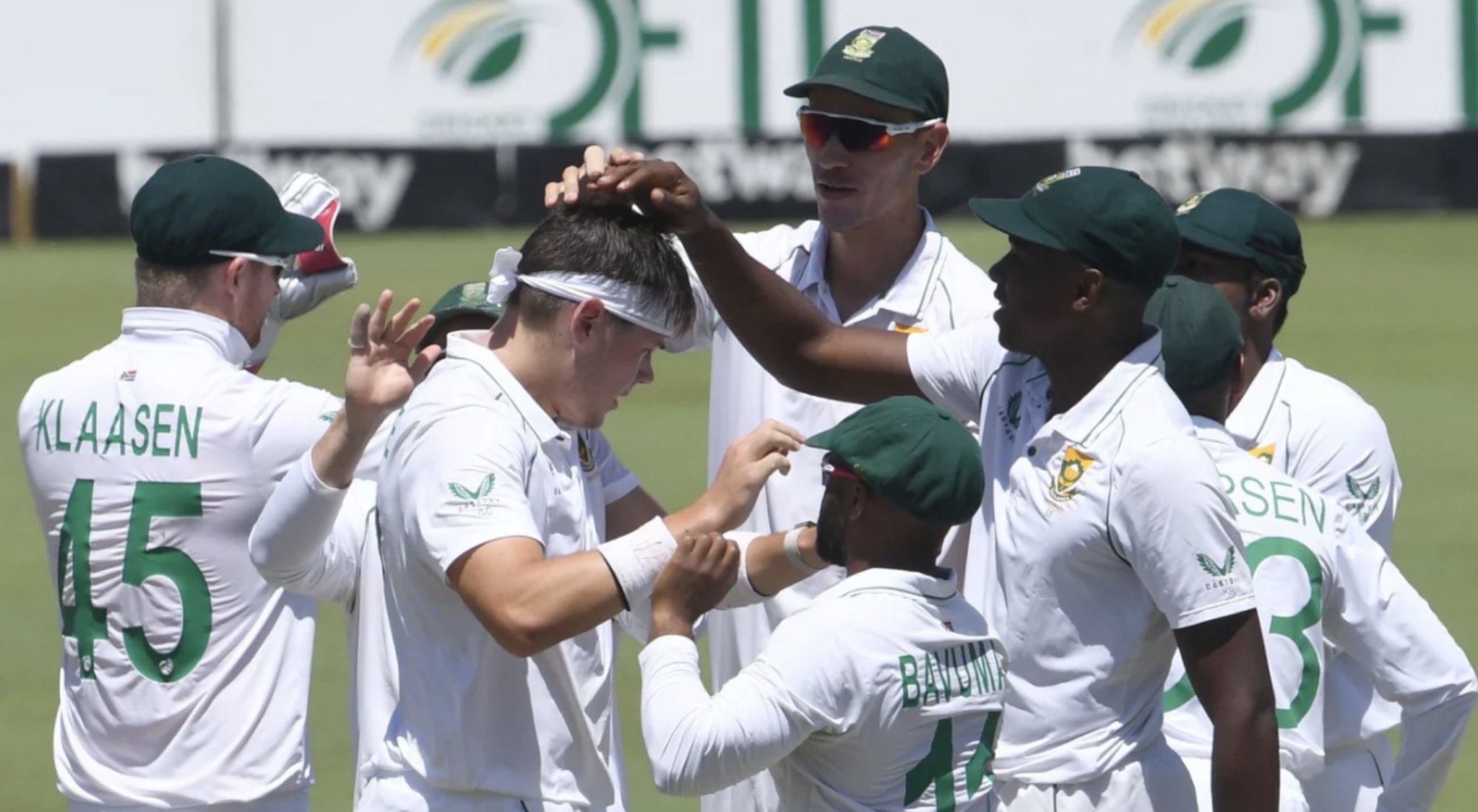 Watch: Gerald Coetzee’s first Test wicket
