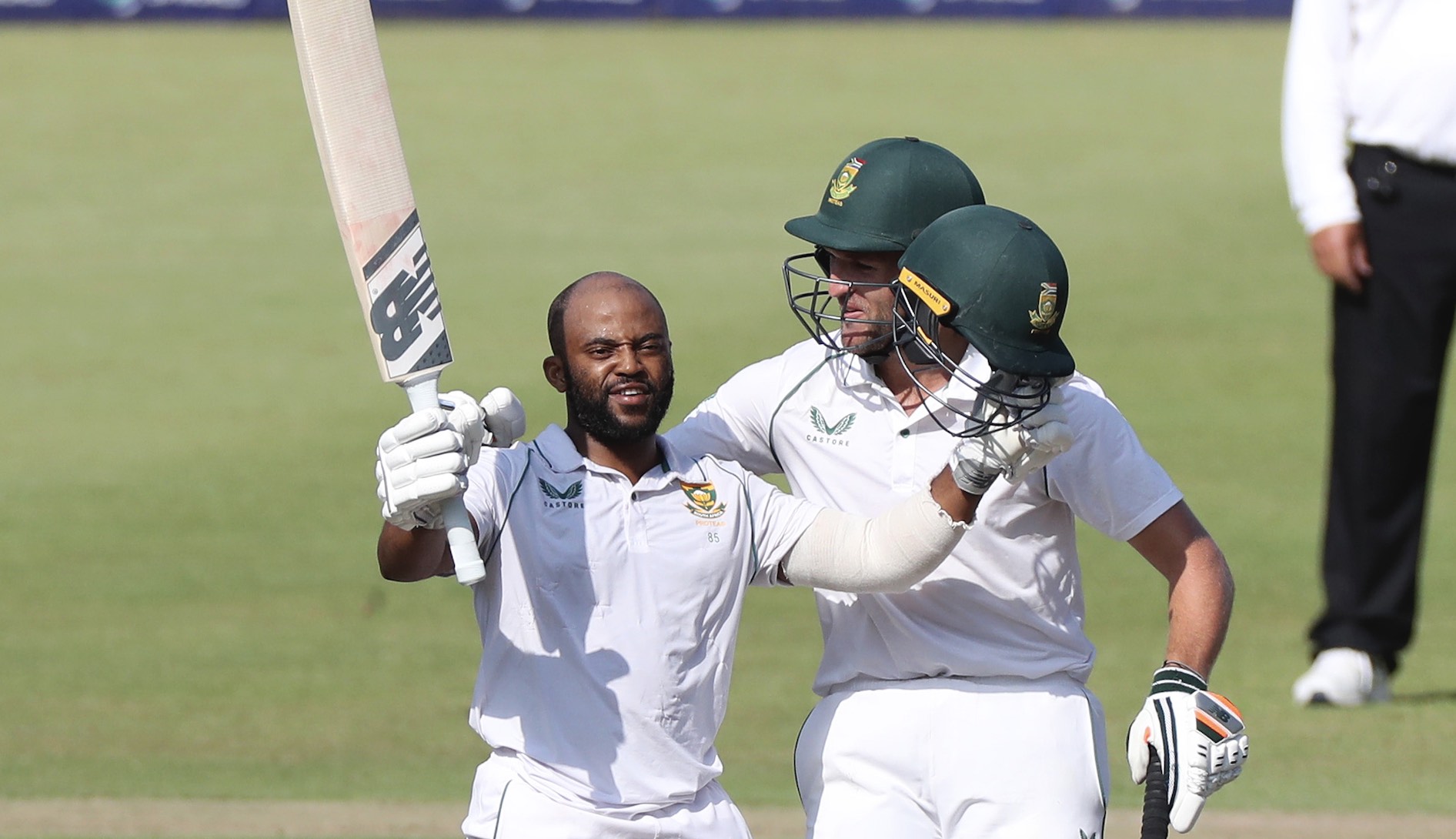 Bavuma ends 'long journey' with century