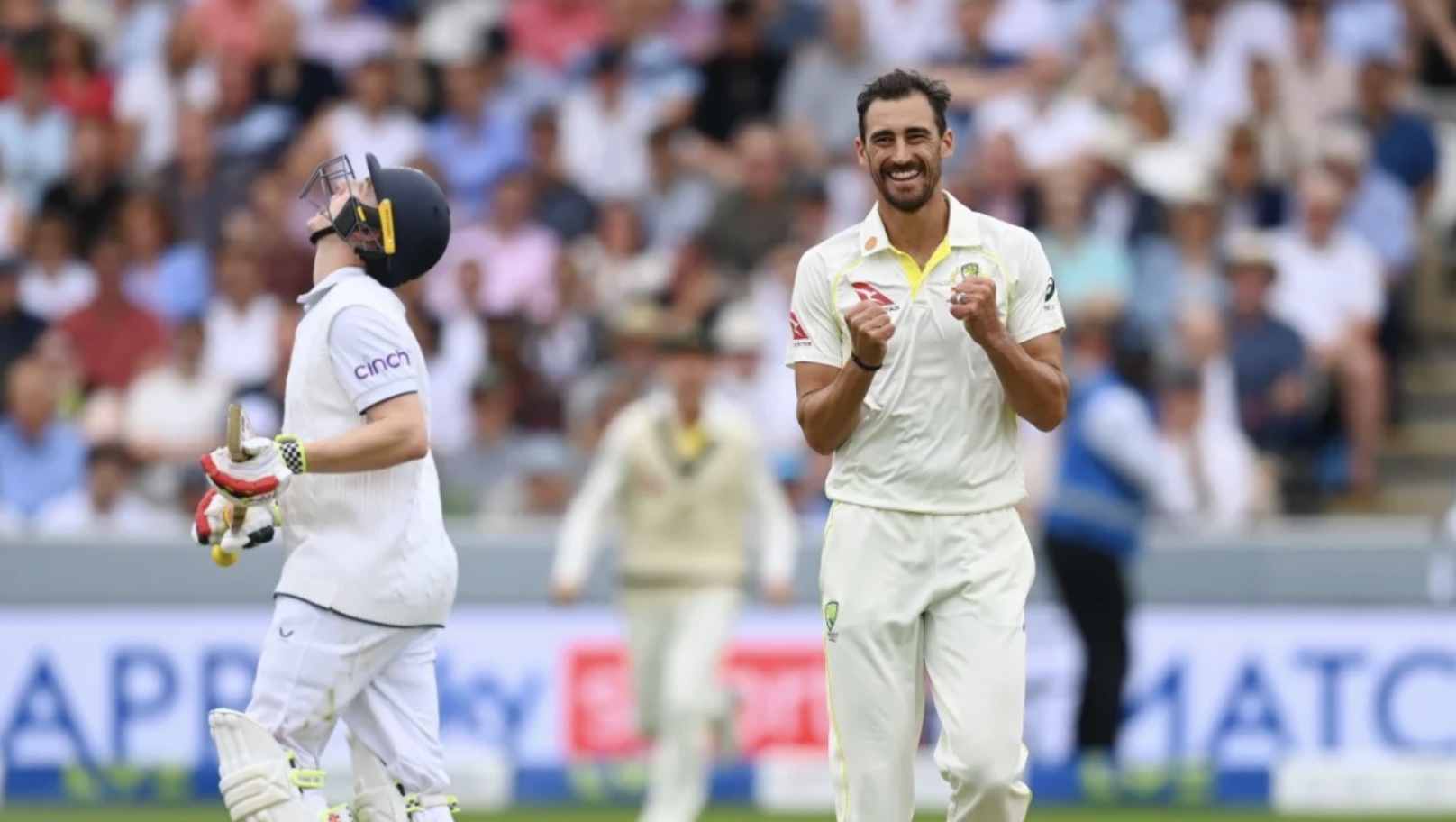 Starc strikes as England collapse