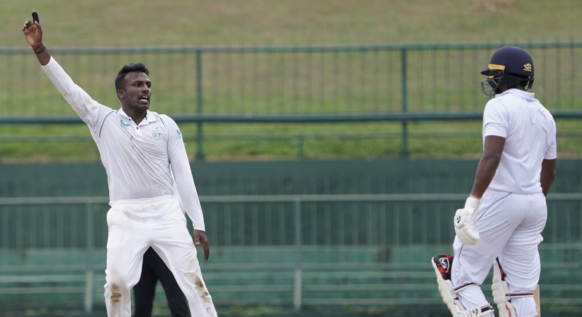 Muthusamy has Sri Lanka A in a spin