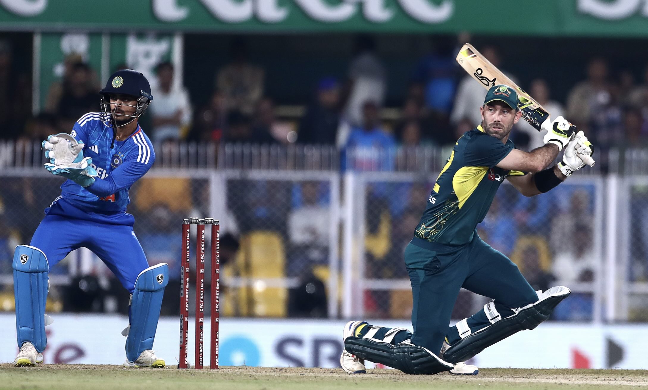 Maxwell keeps Australia alive in T20I series