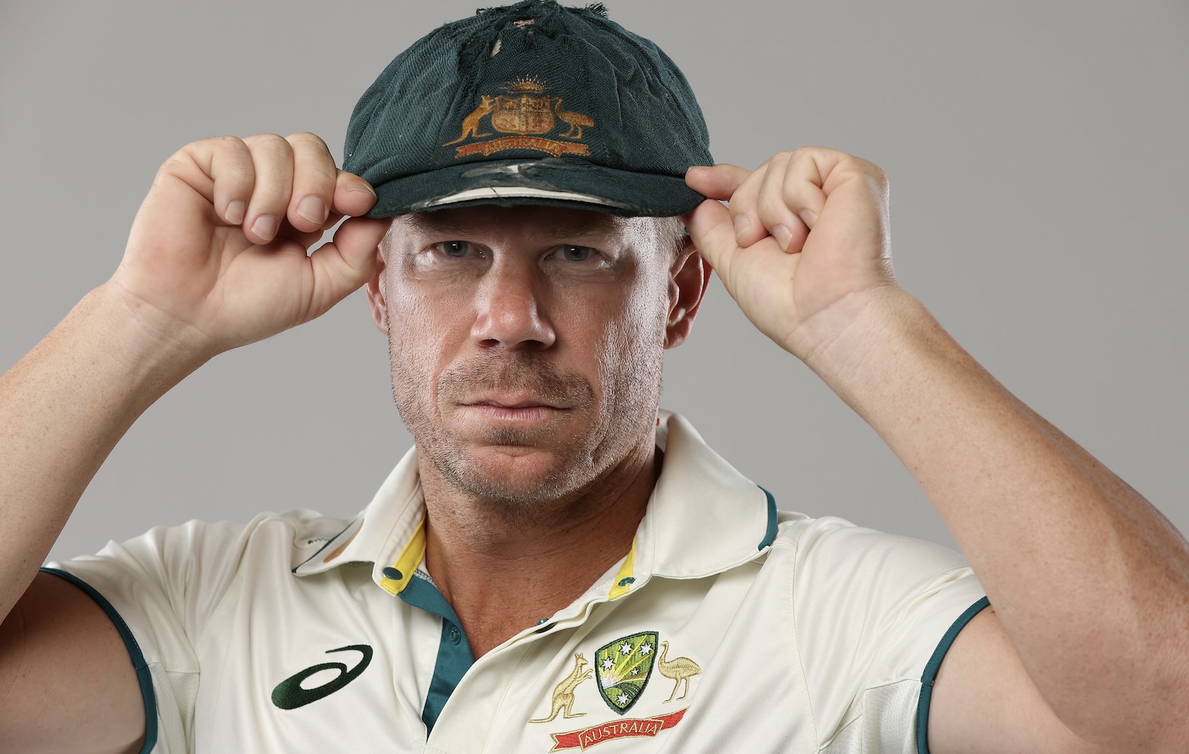 Warner's missing Test caps found