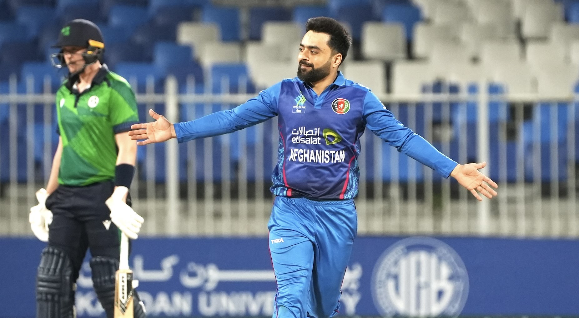 Rashid leads Afghanistan to series-levelling win