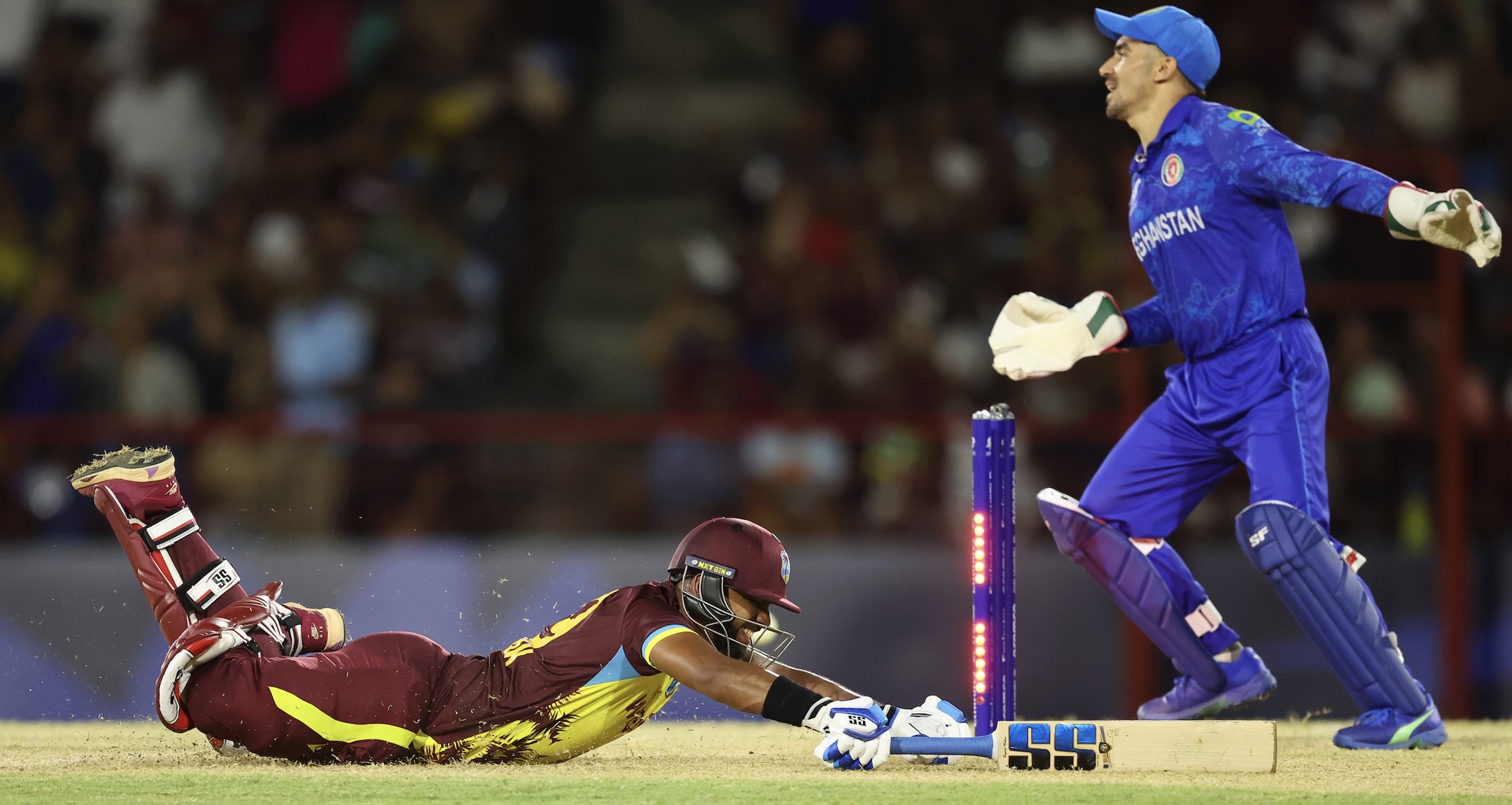 West Indies thrash Afghanistan