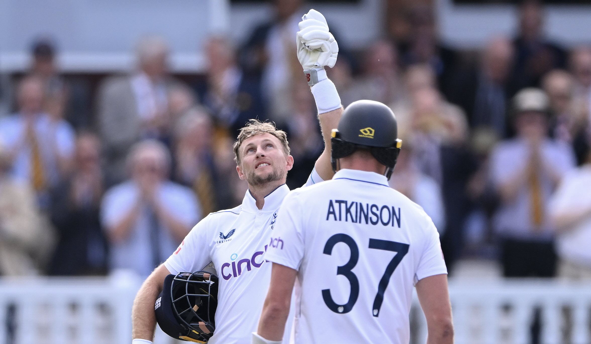 Root's record-equalling century revives England