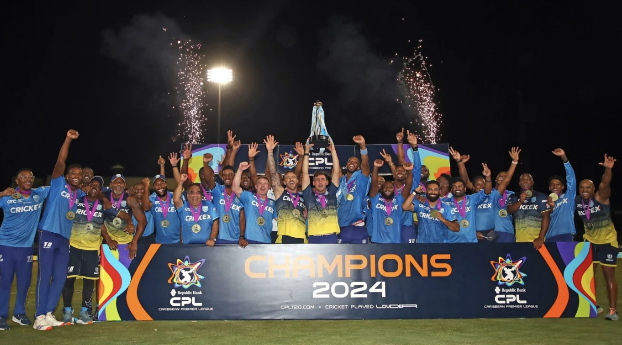 Saffas Abroad: Faf captains St Lucia Kings to CPL glory