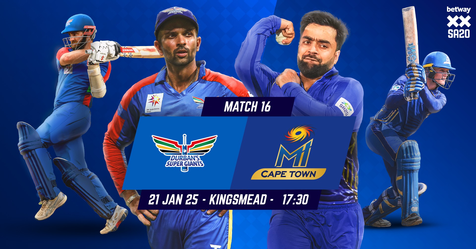 LIVE: Durban's Super Giants vs MI Cape Town (SA20)