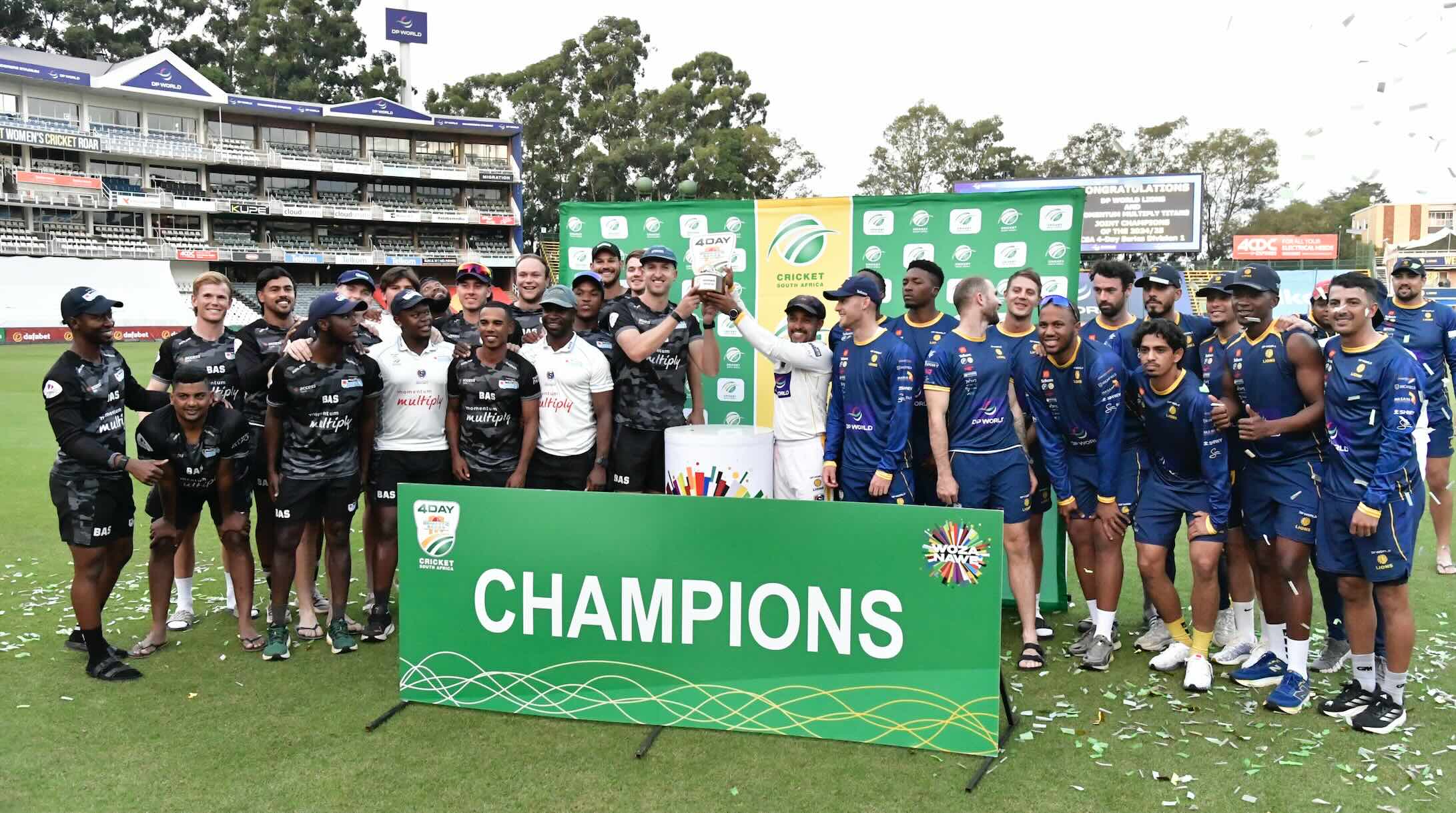 Lions, Titans share 4-Day Series title