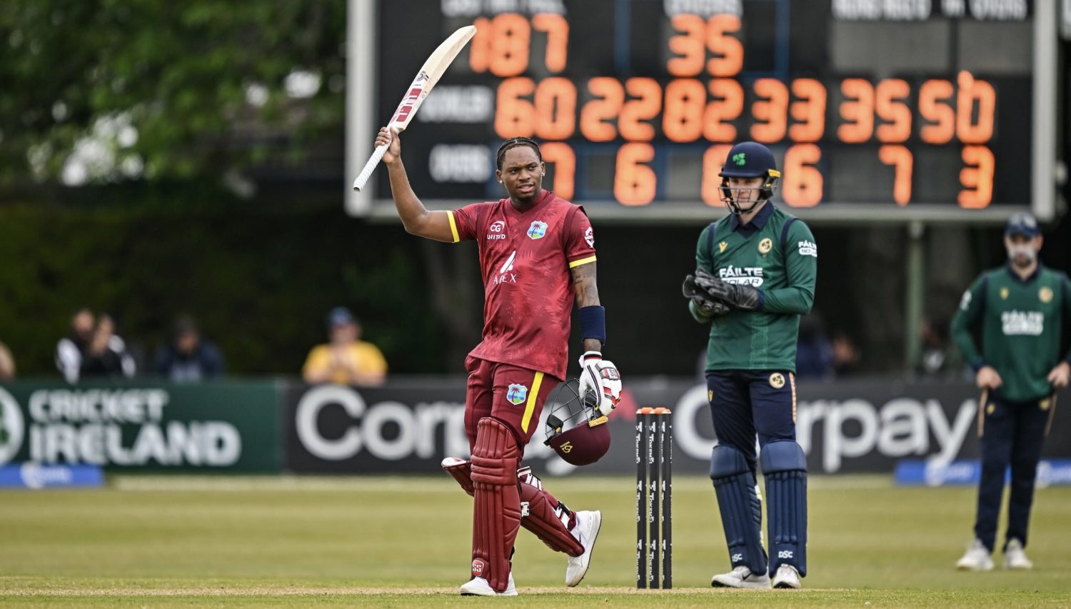 Carty century sets up West Indies' win