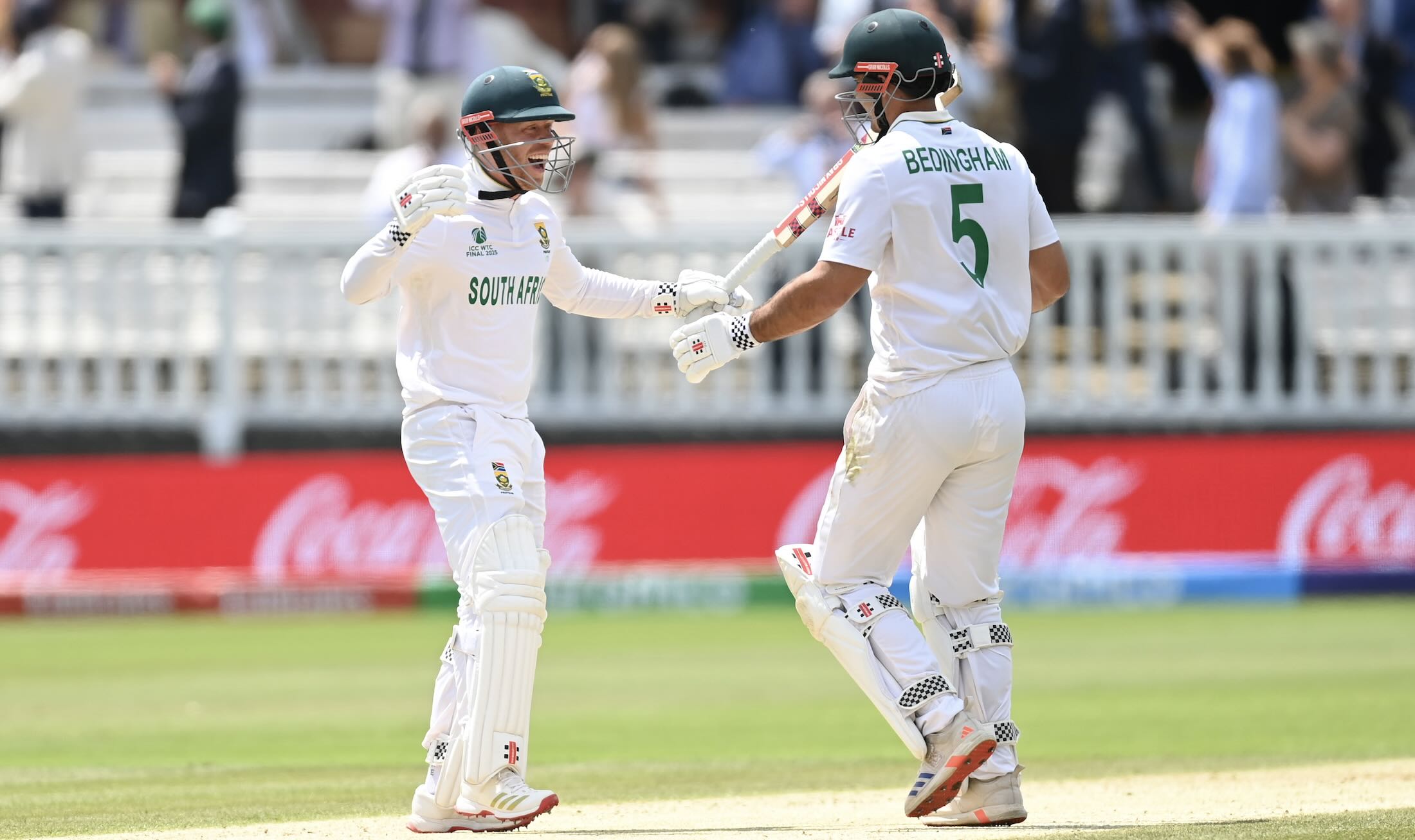 Verreynne, Bedingham share 'really special' moment