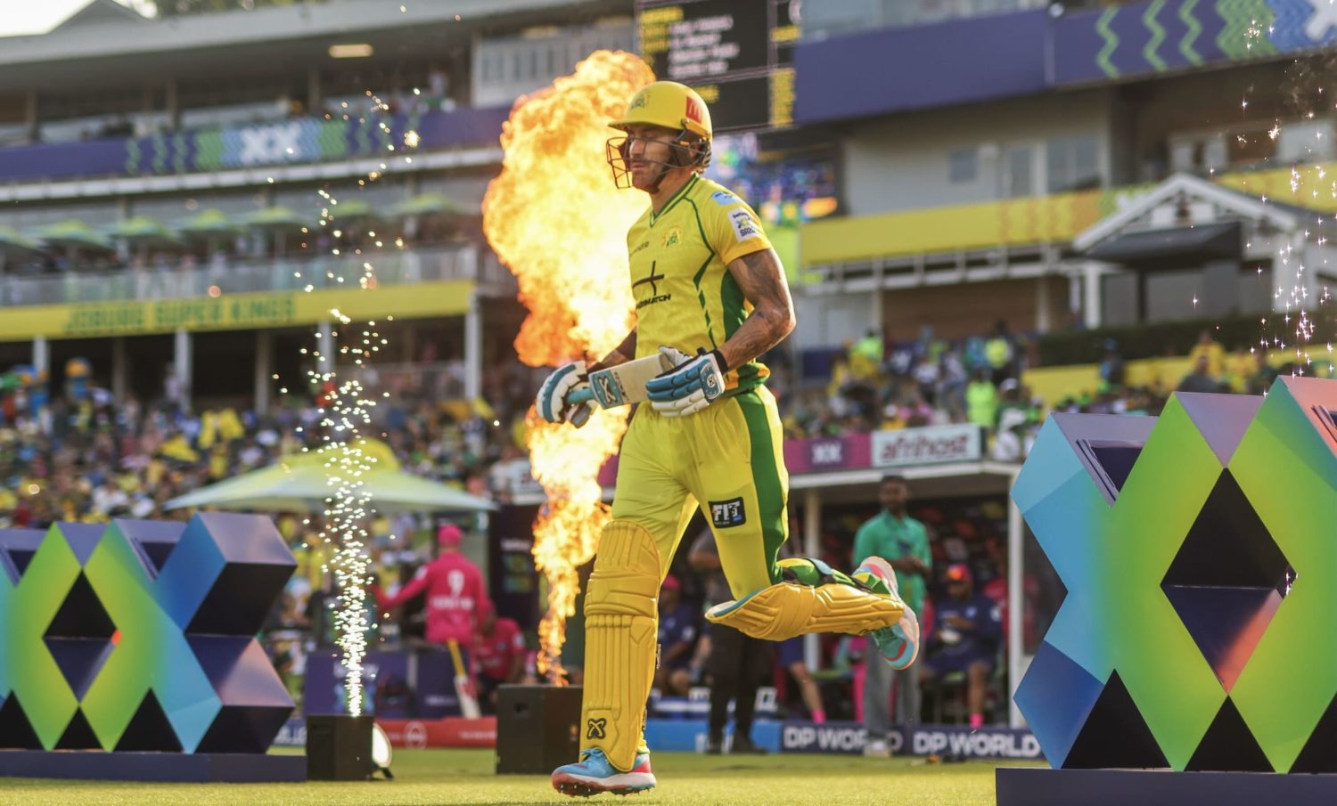 Injury extinguishes Faf's SA20 fire - SA Cricket Mag